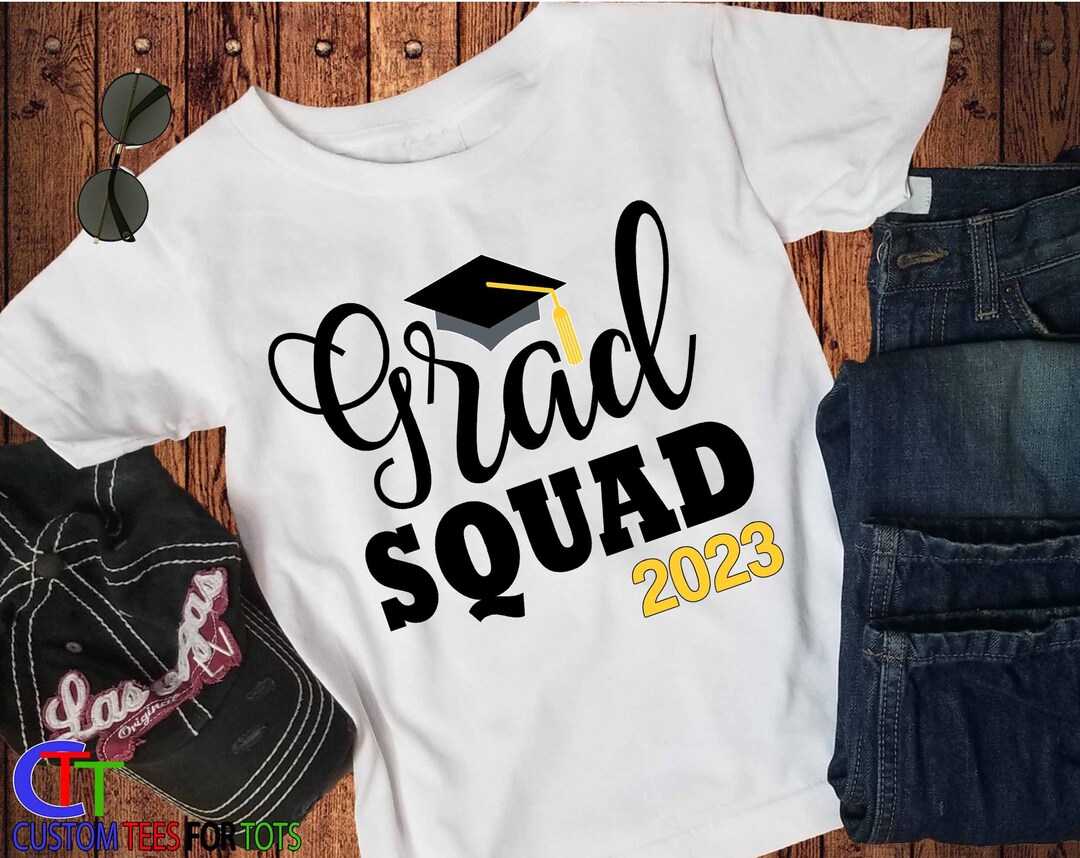 Grad Squad Shirt Kids Personalized Graduation Shirt Boy - Etsy