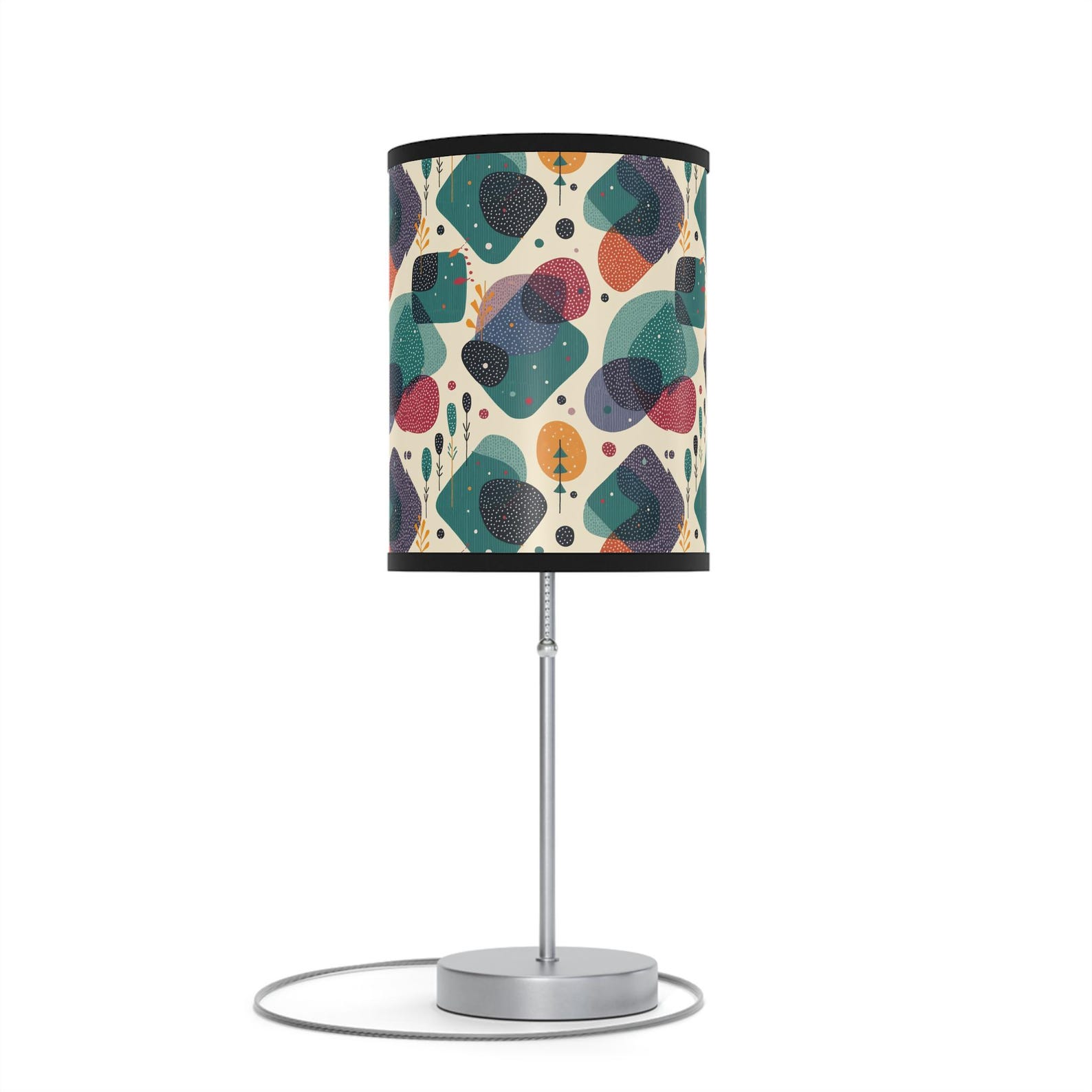 Modern Abstract Table Lamp, Boho Home Decor, Colorful Nightstand Light ...