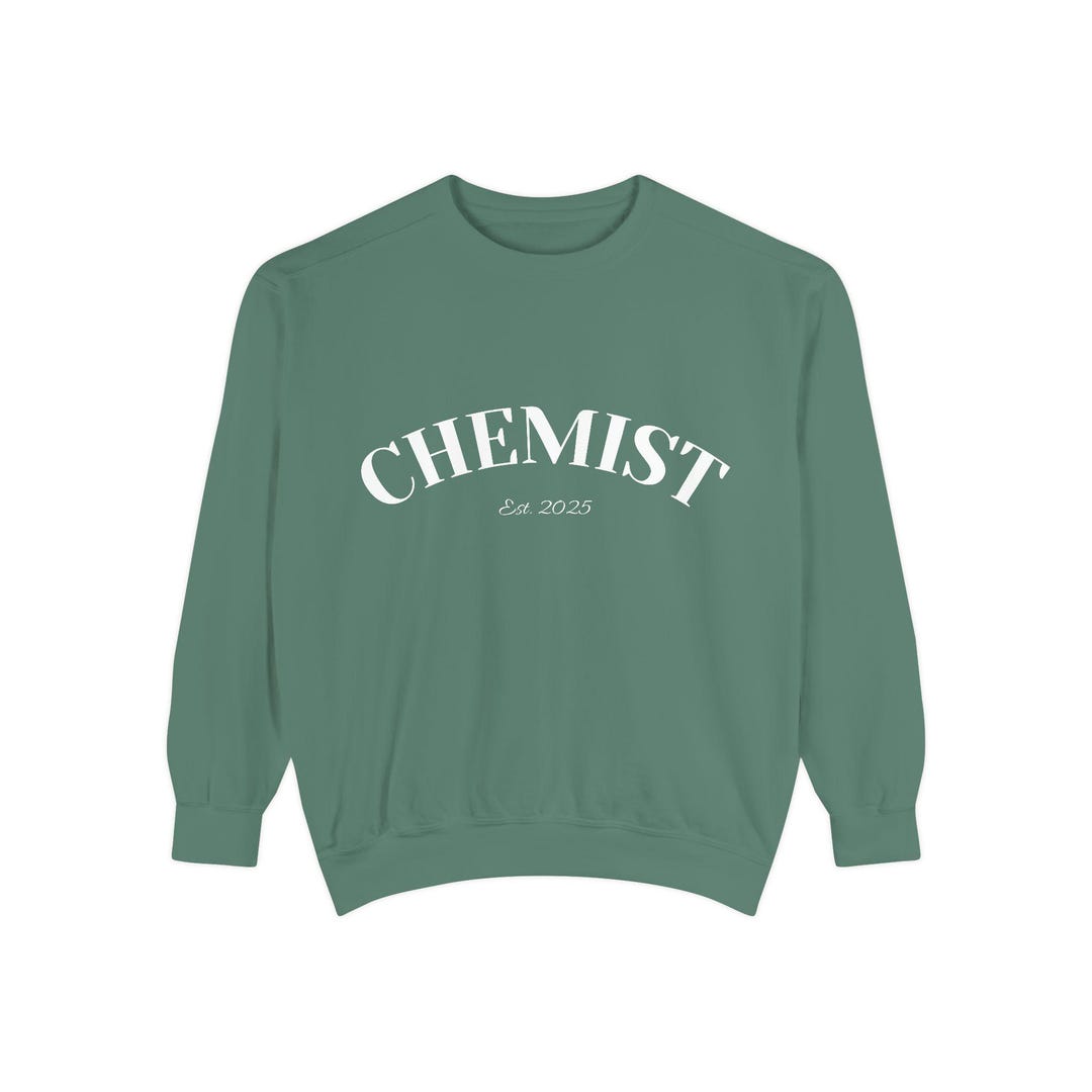 Chemistry Sweatshirt-, Chemist Gift, Chemistry Pullover, Crewneck ...