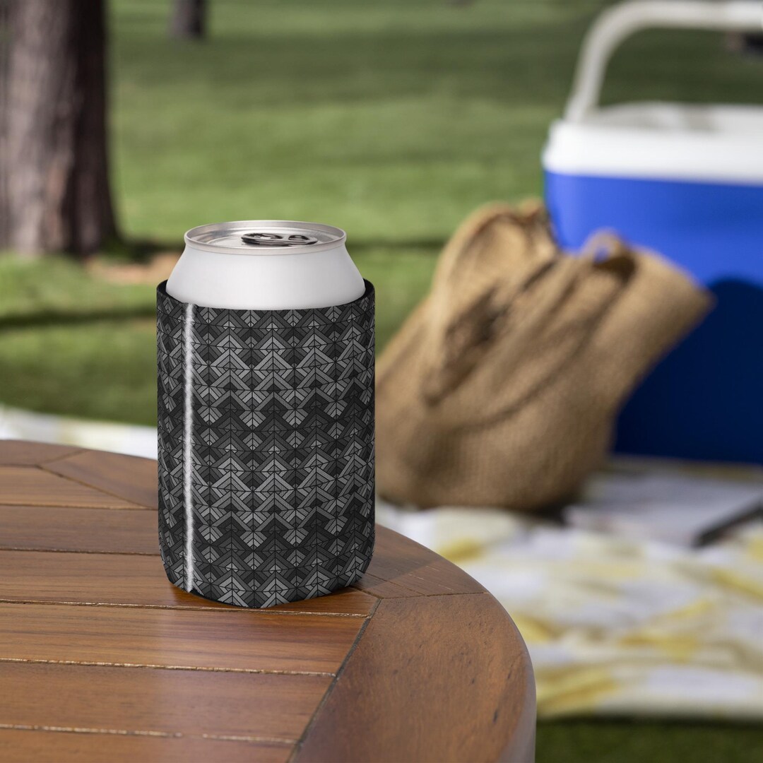 Black and White Geometric Diamonds Can Cooler - Etsy