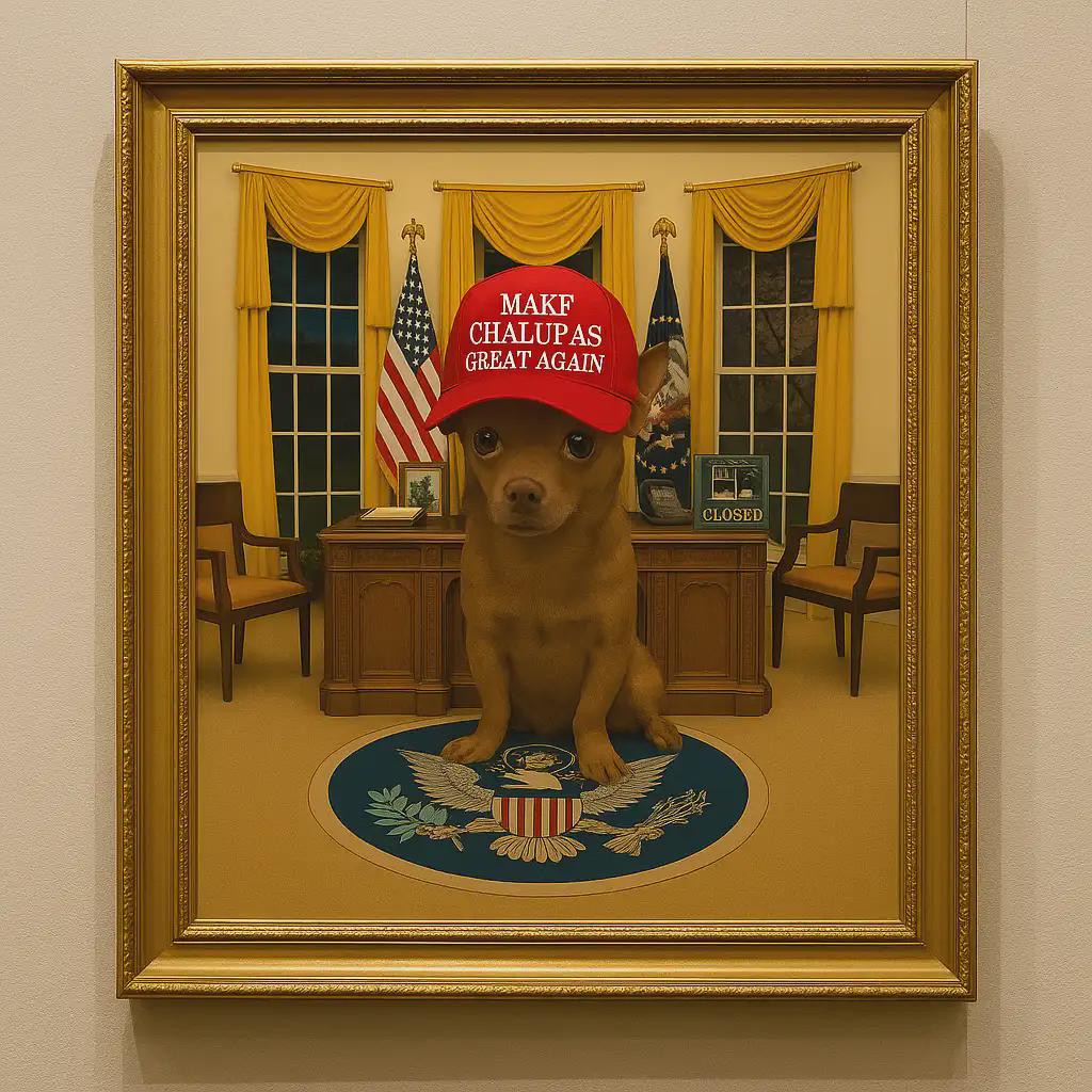 Funny Pet Print Oval Office Style - Etsy