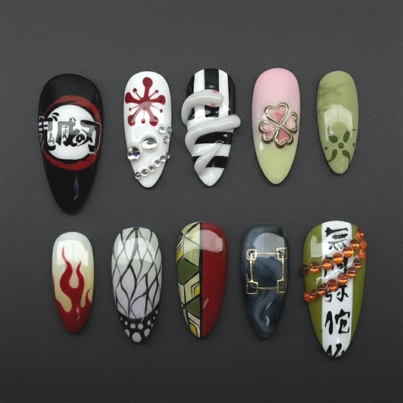 Uzui Tengen Nails - Etsy
