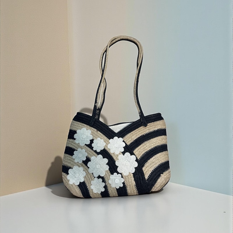 Jute Ladies Handbags - Etsy