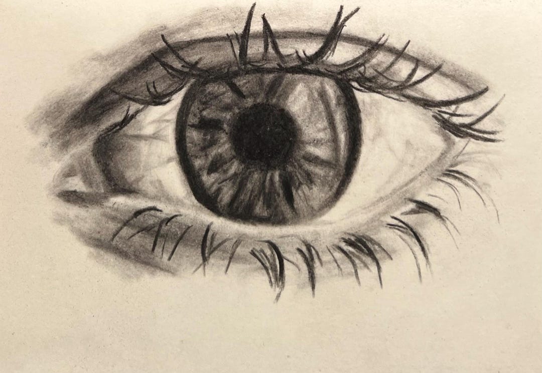 Custom Eye Drawing 8”x10” (examples Provided) - Etsy