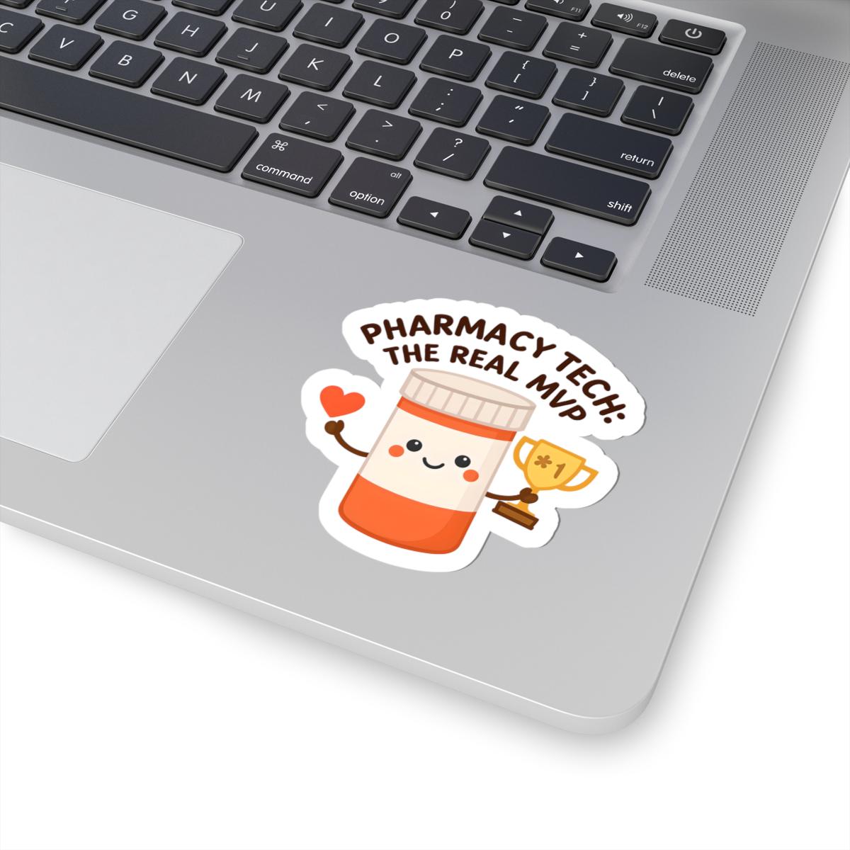Pharmacy Tech MVP Sticker, Cute Kawaii Pill Bottle Sticker, Pharmacy ...