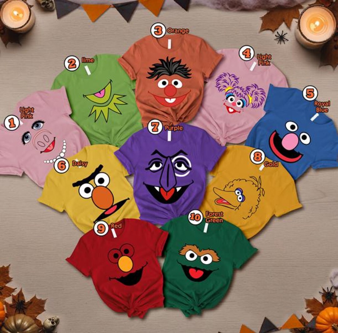 Disneyland the Muppets Characters Big Face Halloween Costume Shirt ...