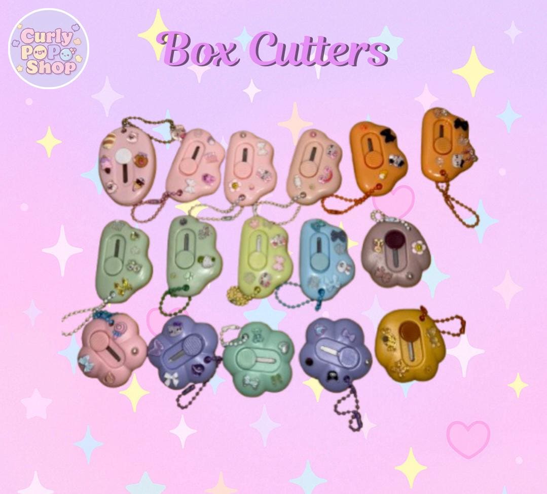 Cute Kawaii Retractable Box Cutter, Fun-shaped Utility Knife - Etsy