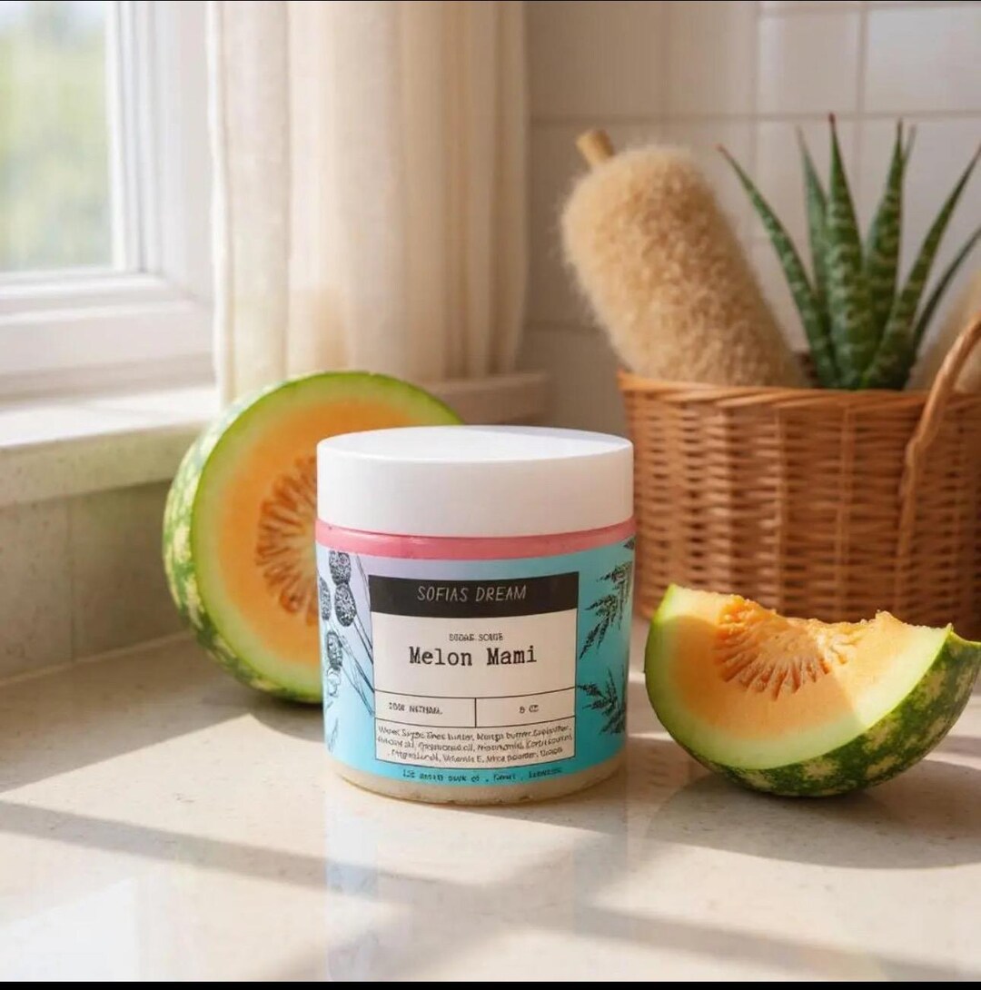 Melon Mami Body Butter 4oz | Emulsified Whipped Body Cream | Juicy ...