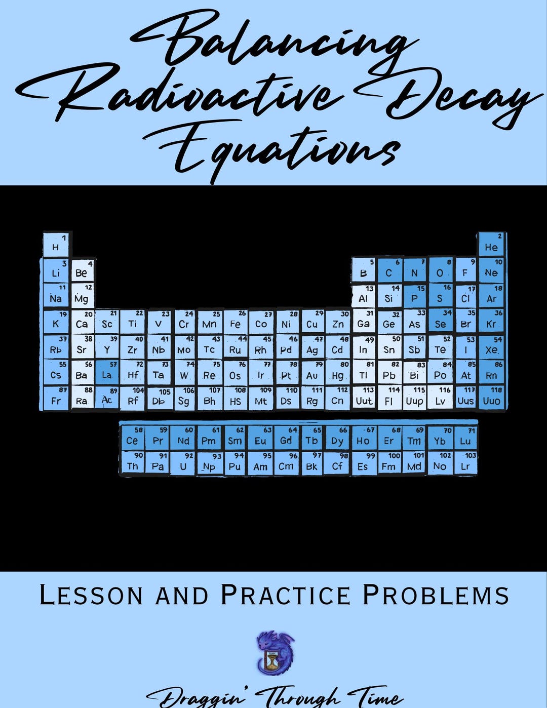 Balancing Radioactive Decay Equations - Chemistry Practice Study Guide ...