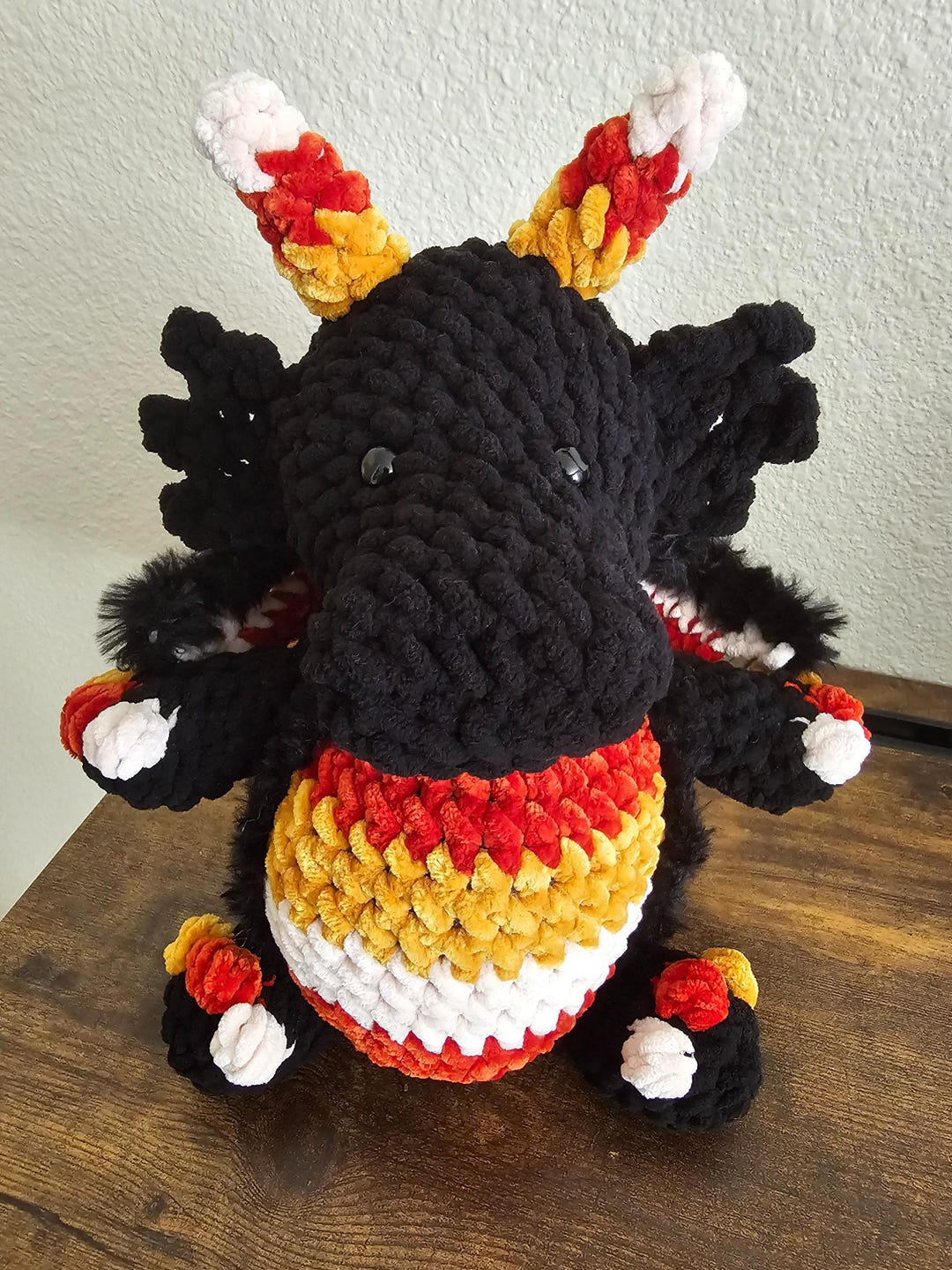 Candy Cornelius - Candy Corn Dragon Crochet Pattern - Halloween ...