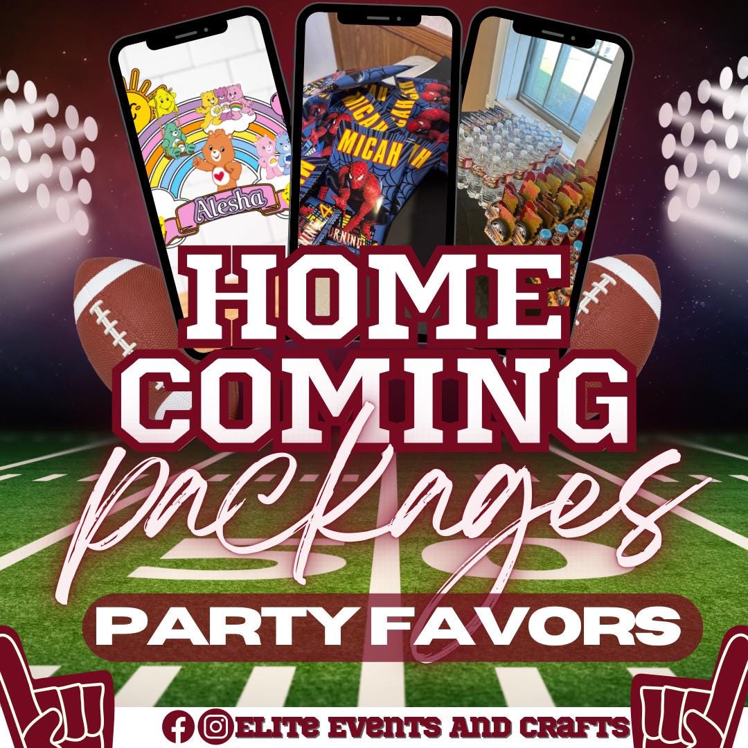 Homecoming Party Favor Package - Etsy