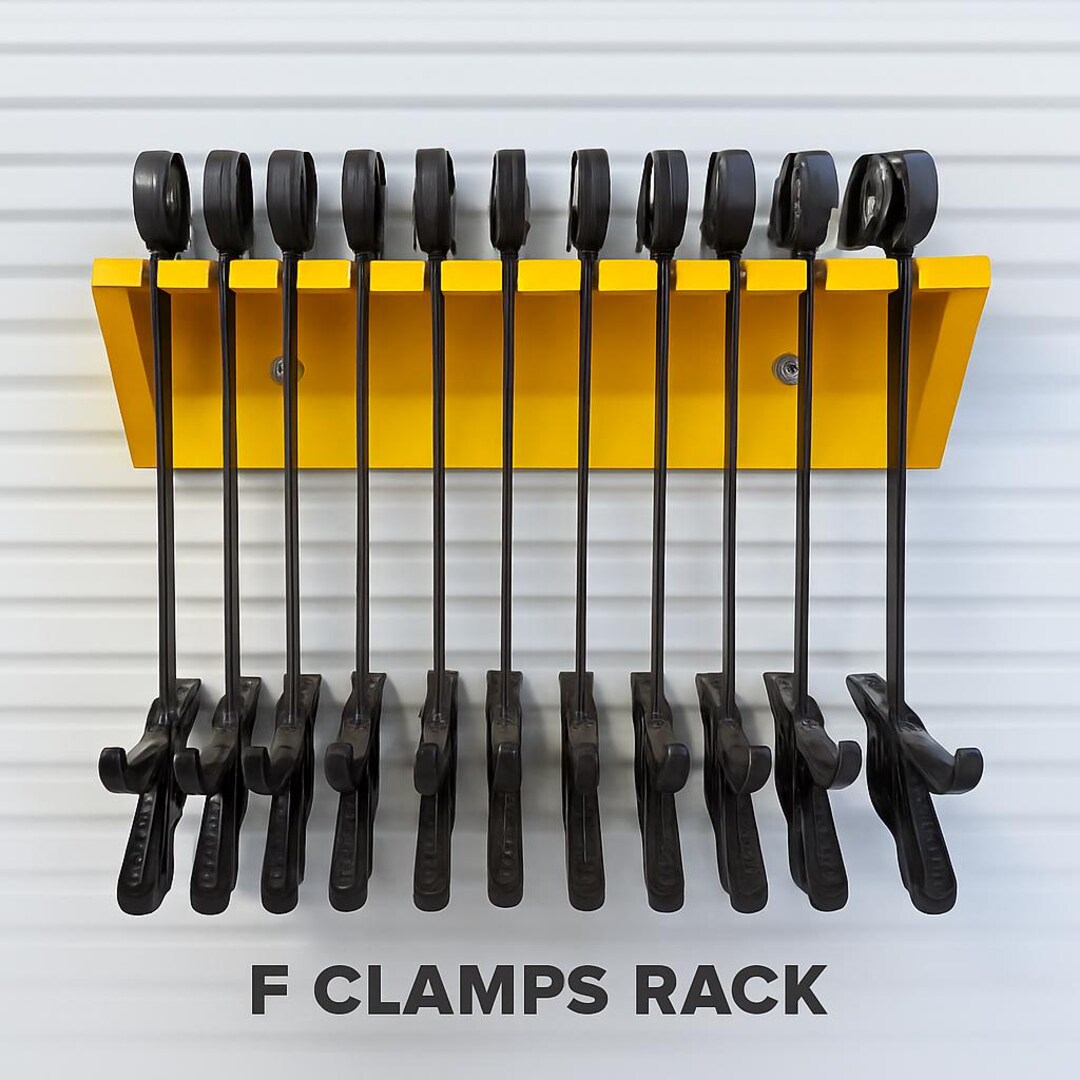 Clamp Racks 1 – Tool Wall Organizers for "f" or "quick" Clamps - Slat ...