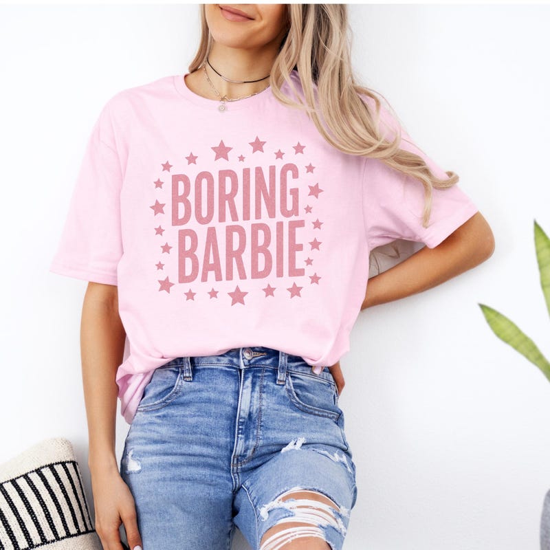 Boring Barbie Tshirt - Etsy