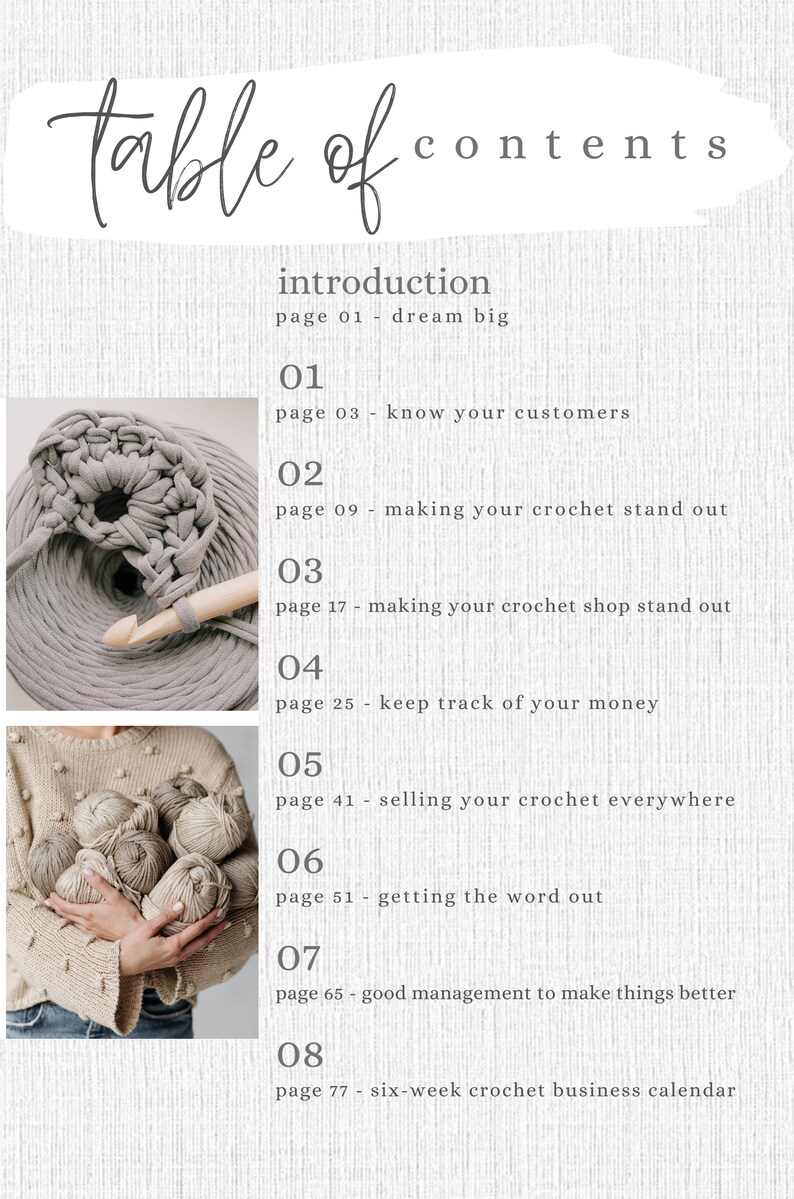 Hooked on Success: Your Crochet Business Guidebook Digital Book ...