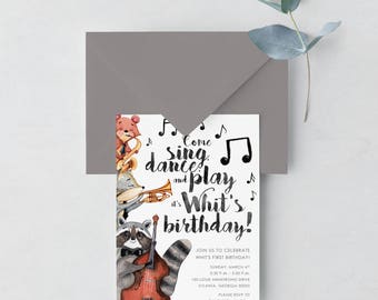 Sing Birthday Party Invitation - Etsy