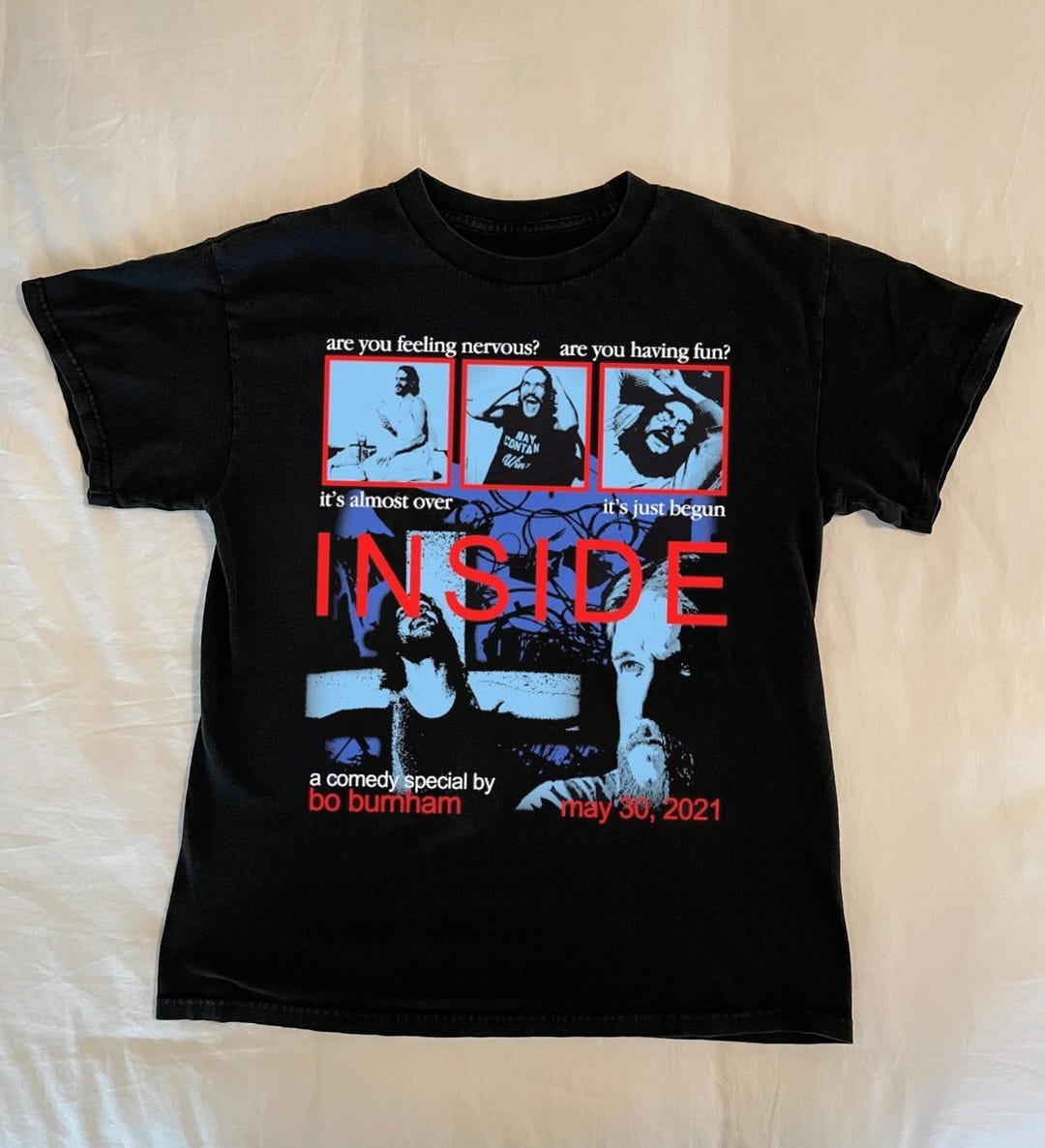 Bo Burnham Inside Tshirt, Vintage Inside Album Art, Bo Burnham Well ...
