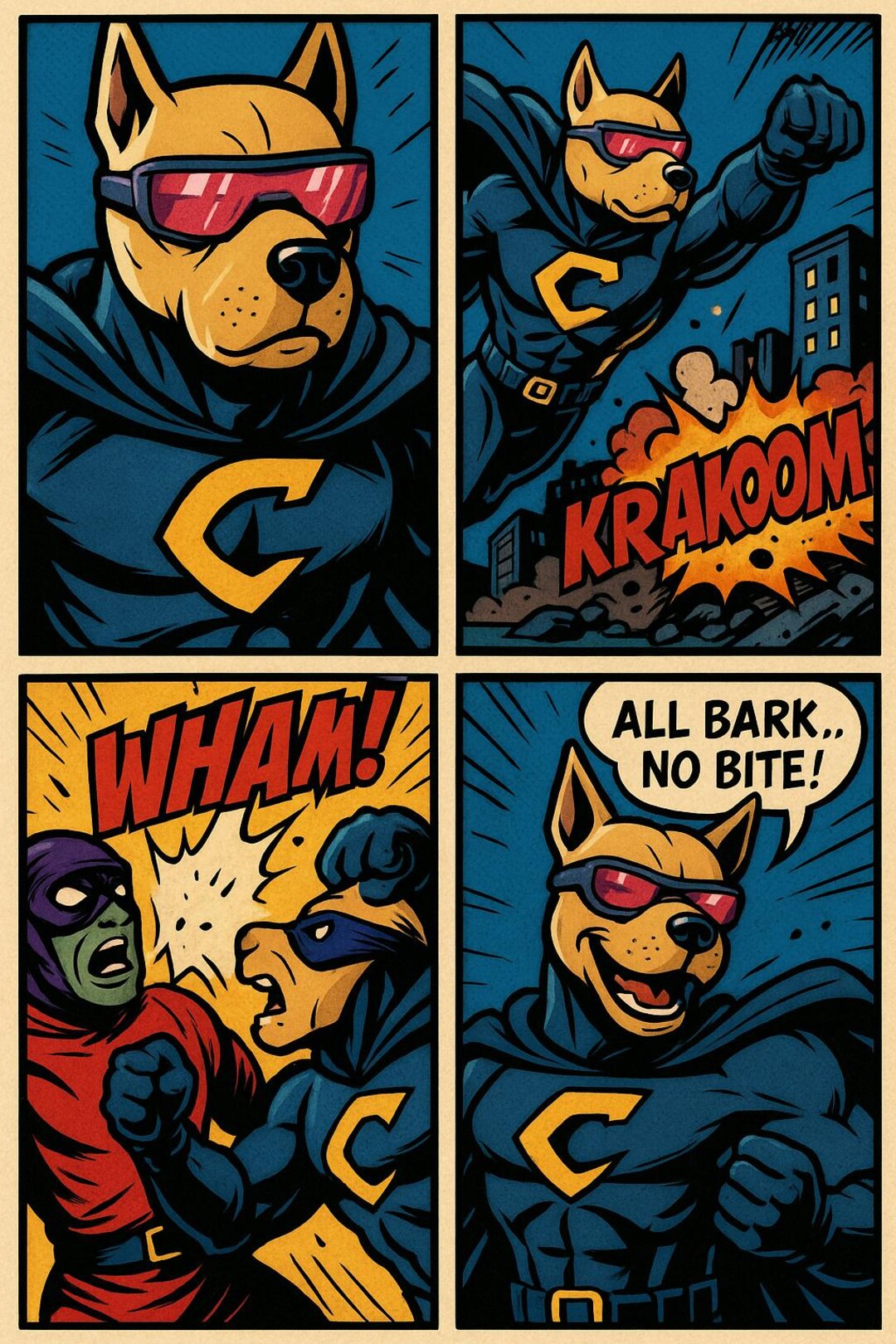 Cyberdog Comics Comic Strip Art - Download - Etsy