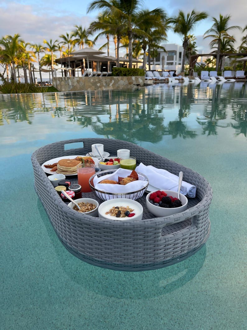 XL Luxury Floating Serving Tray for Food and Beverage - Etsy
