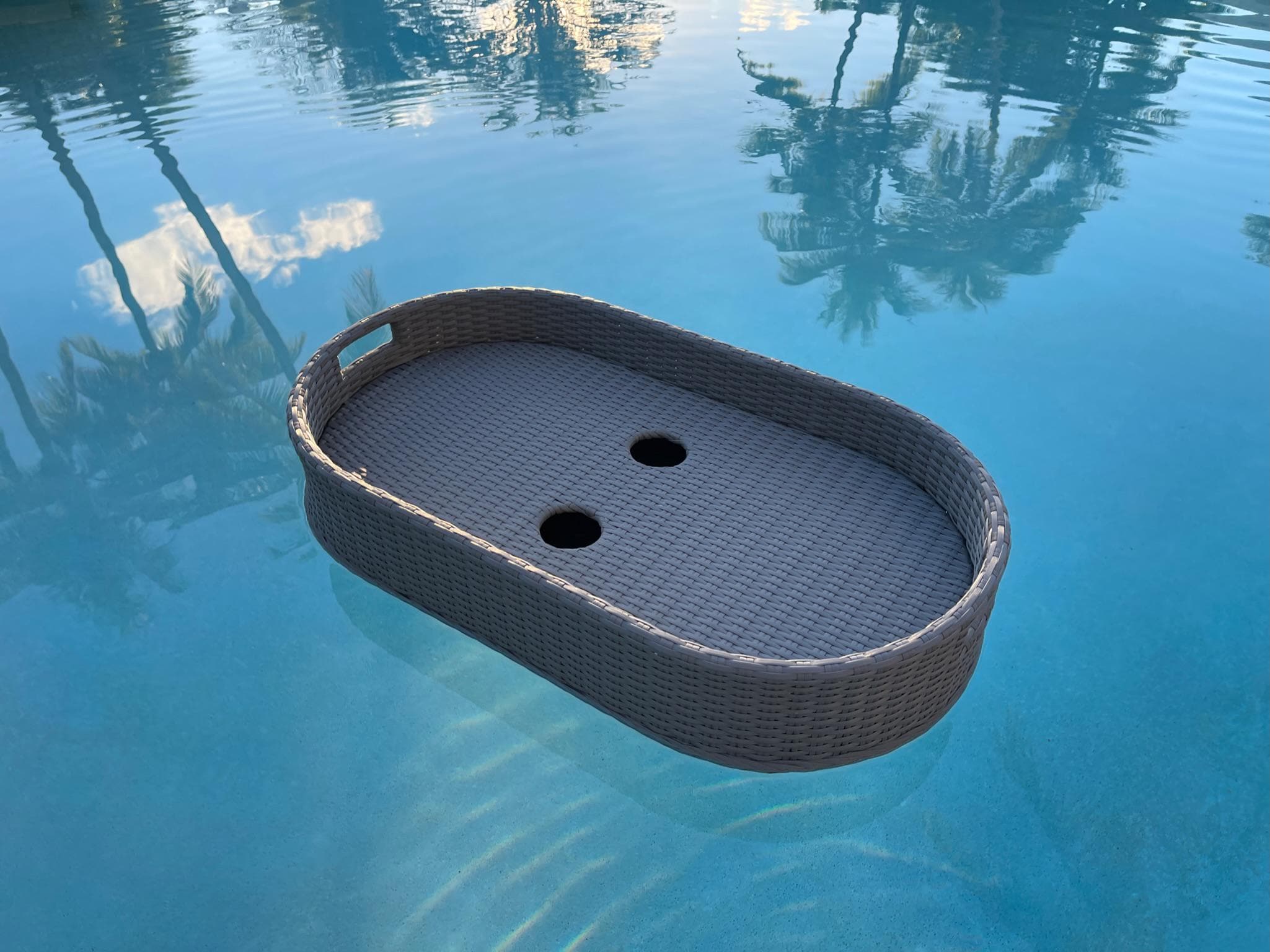 XL Luxury Floating Serving Tray for Food and Beverage - Etsy