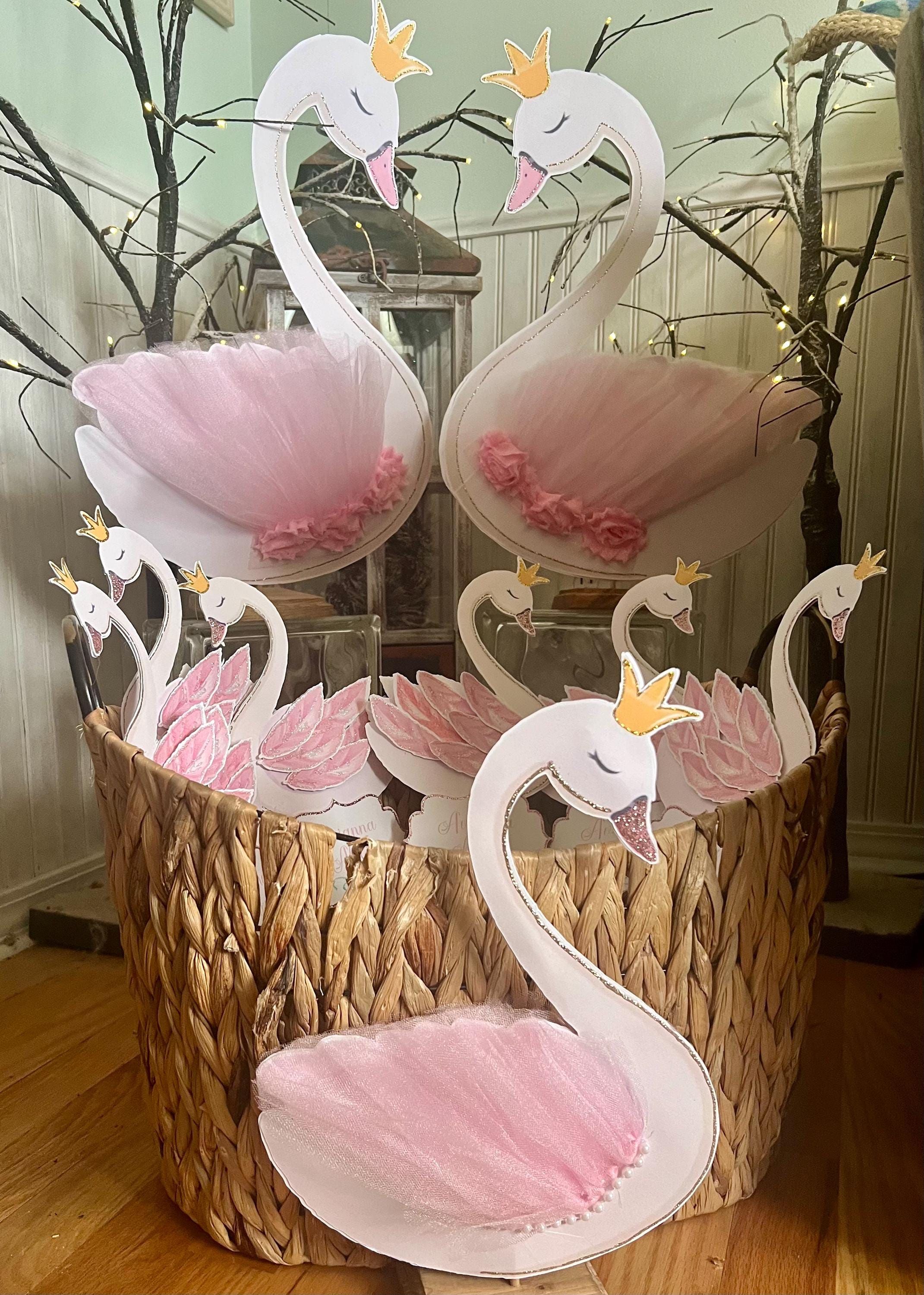 Swan Centerpieces - Etsy