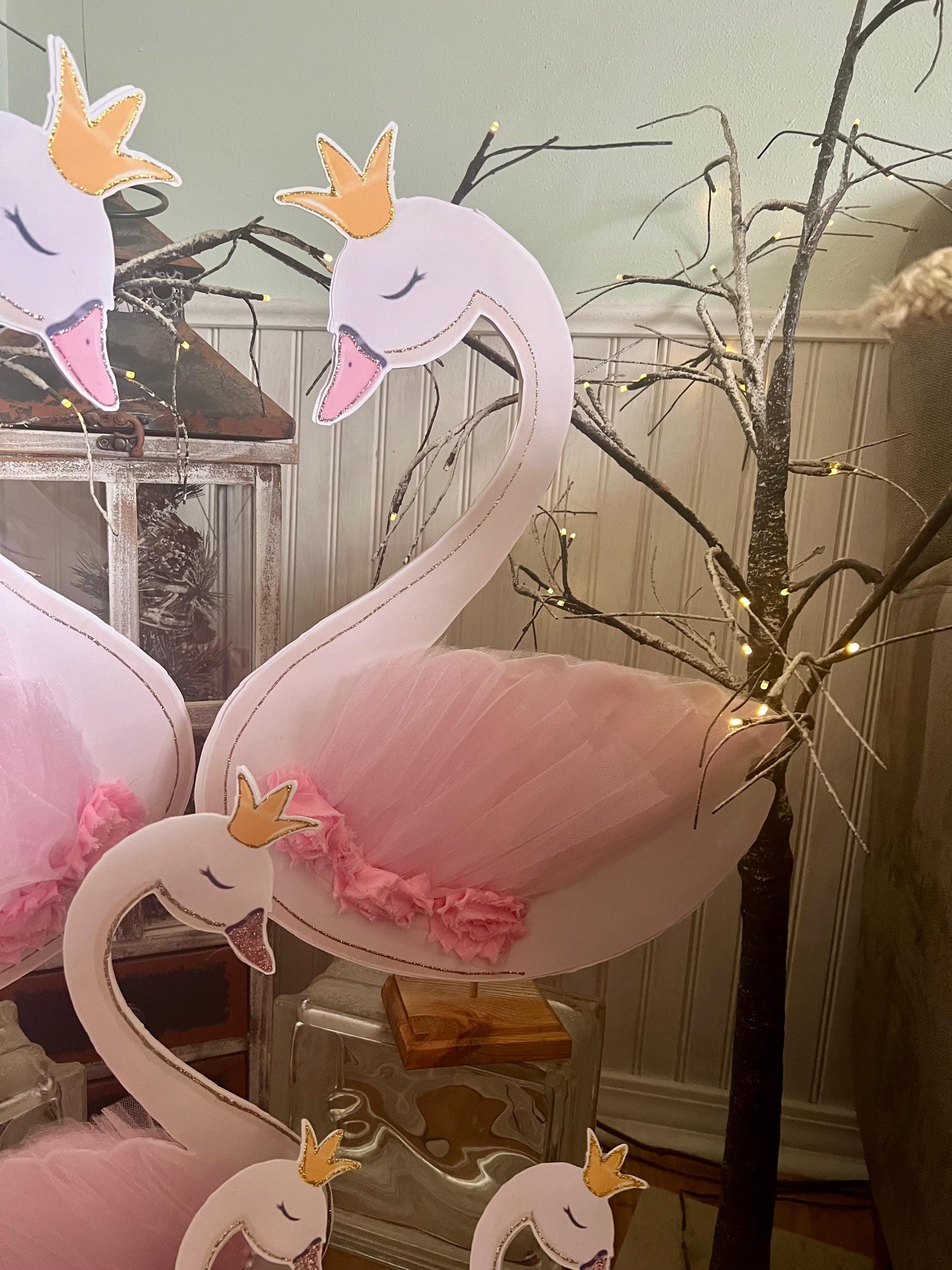 Swan Centerpieces - Etsy