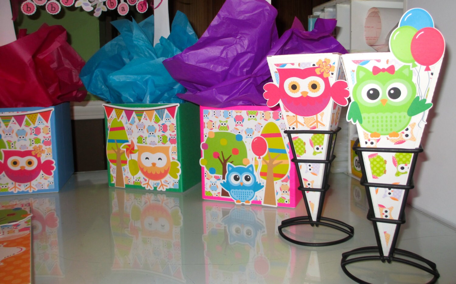 Square Cone Treat Boxes - Etsy