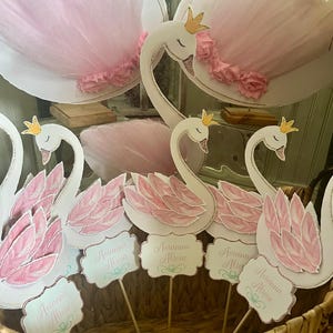 Swan Centerpieces - Etsy