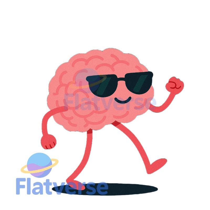 Neurodiversity Transparent PNG Sticker Pack – Flat Brain & Chili ...