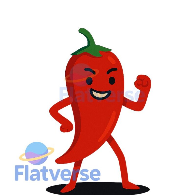 Neurodiversity Transparent PNG Sticker Pack – Flat Brain & Chili ...