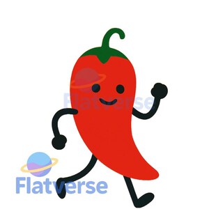 Neurodiversity Transparent PNG Sticker Pack – Flat Brain & Chili ...