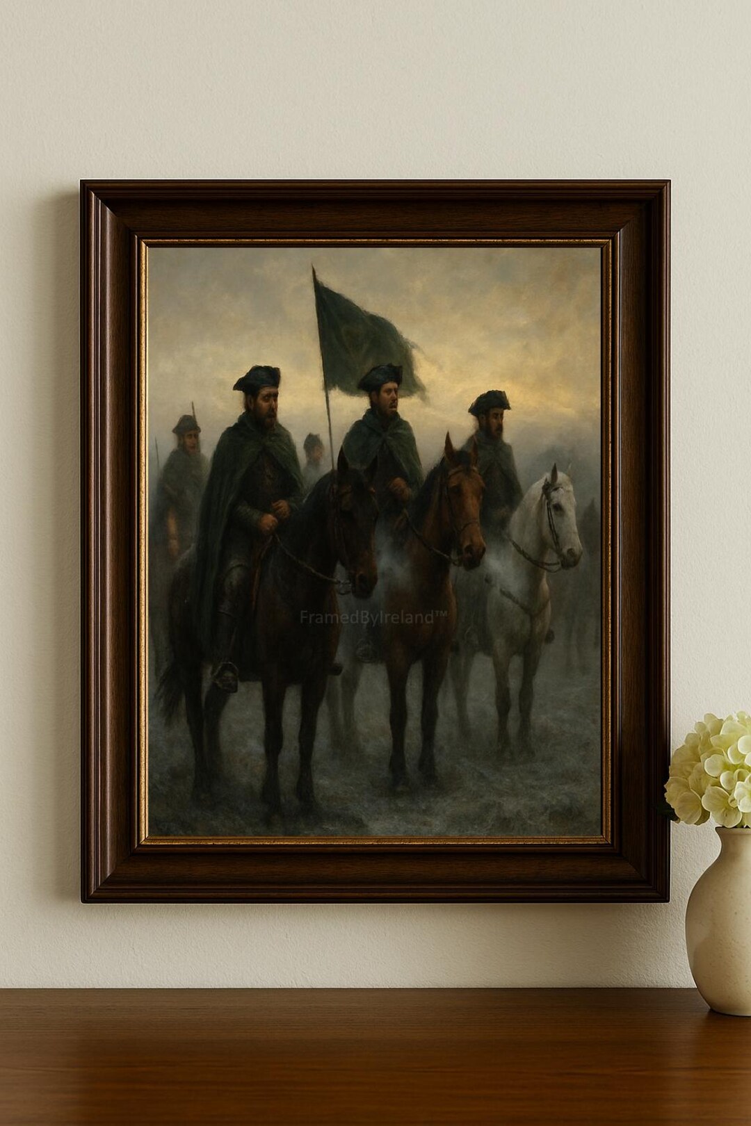Silence Before Charge Irish Cavalrymen in Mist | Jacobite Soldiers ...