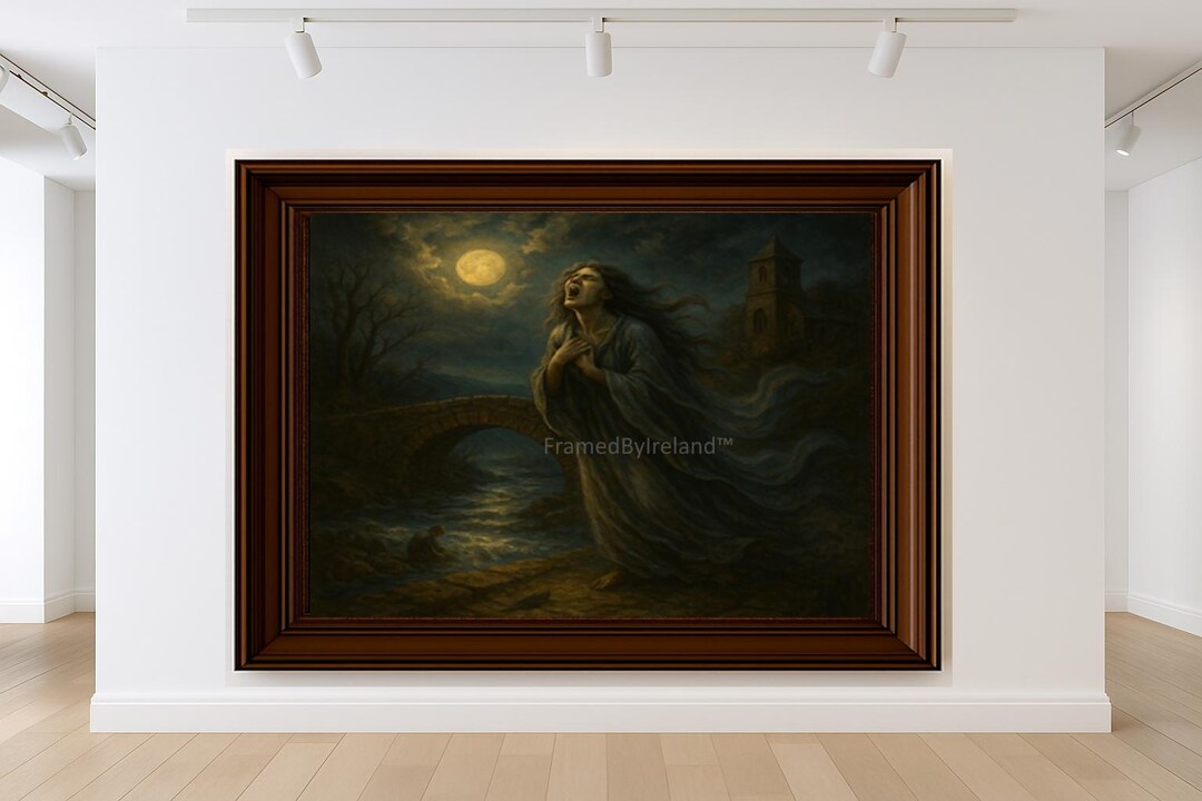 The Banshee of Ballina – Irish Gothic Oil Painting | Celtic Folk Legend ...