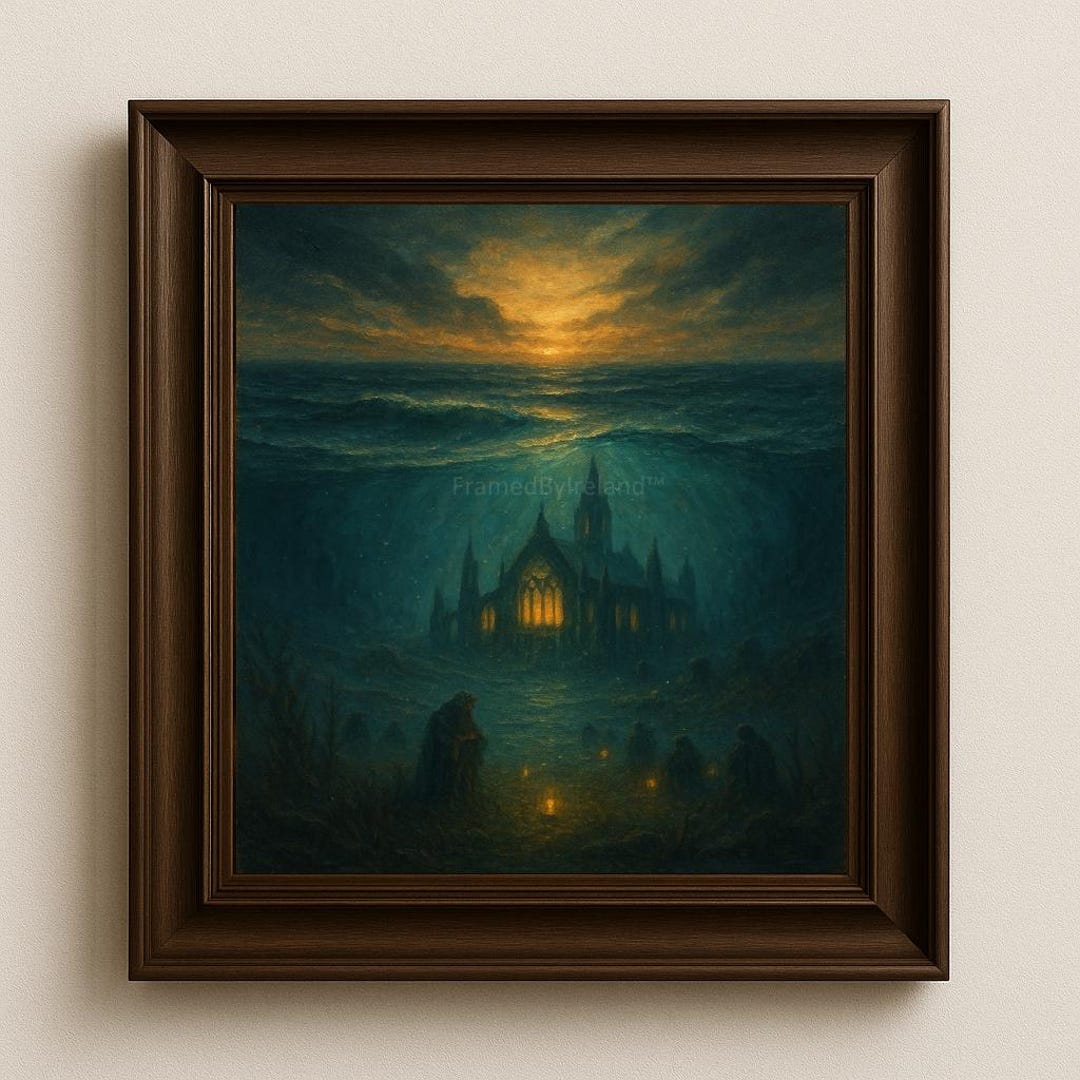 Monastery Beneath Sea – Sunken Irish Abbey Glows Below Ocean ...