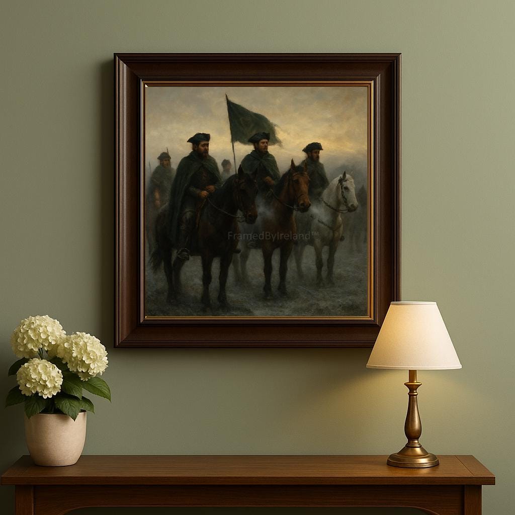 Silence Before Charge Irish Cavalrymen in Mist | Jacobite Soldiers ...