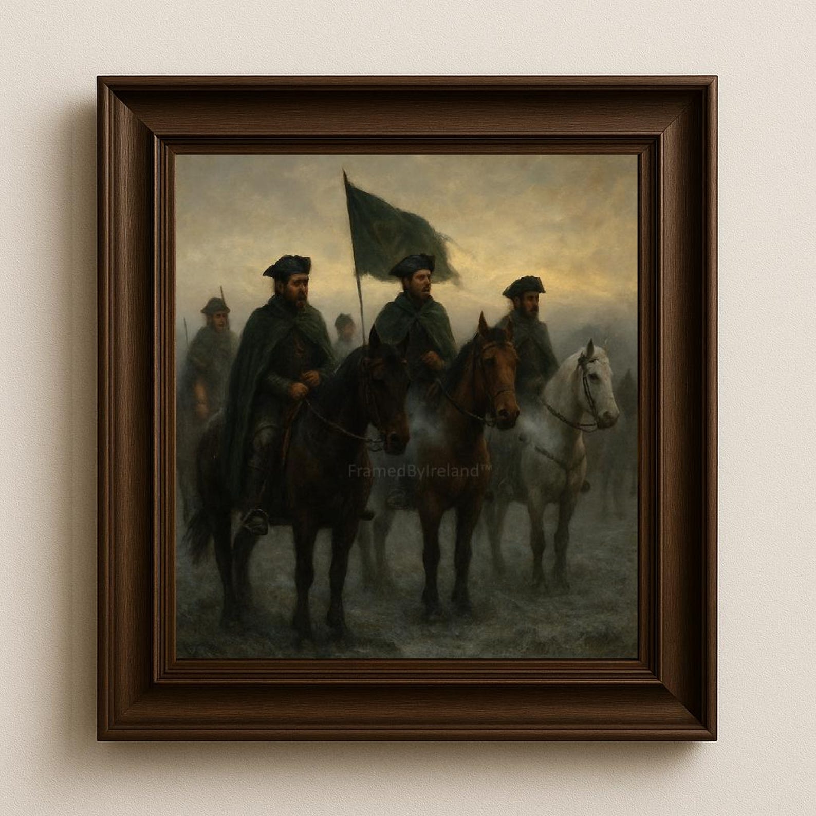 Silence Before Charge Irish Cavalrymen in Mist | Jacobite Soldiers ...