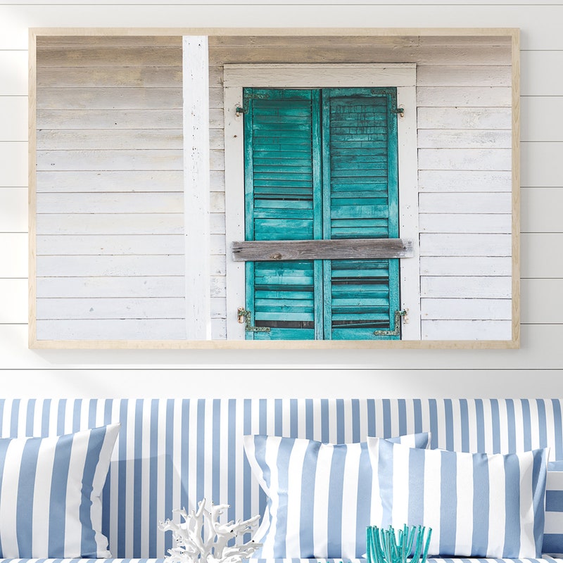 Turquoise Shutters - Etsy