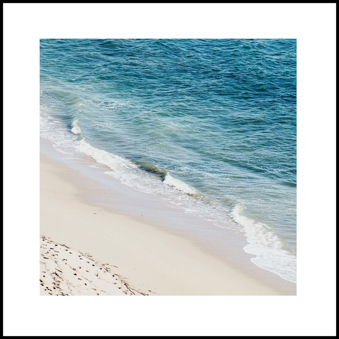Indigo Waves Print Beach Decor Coastal Prints Surf Print - Etsy