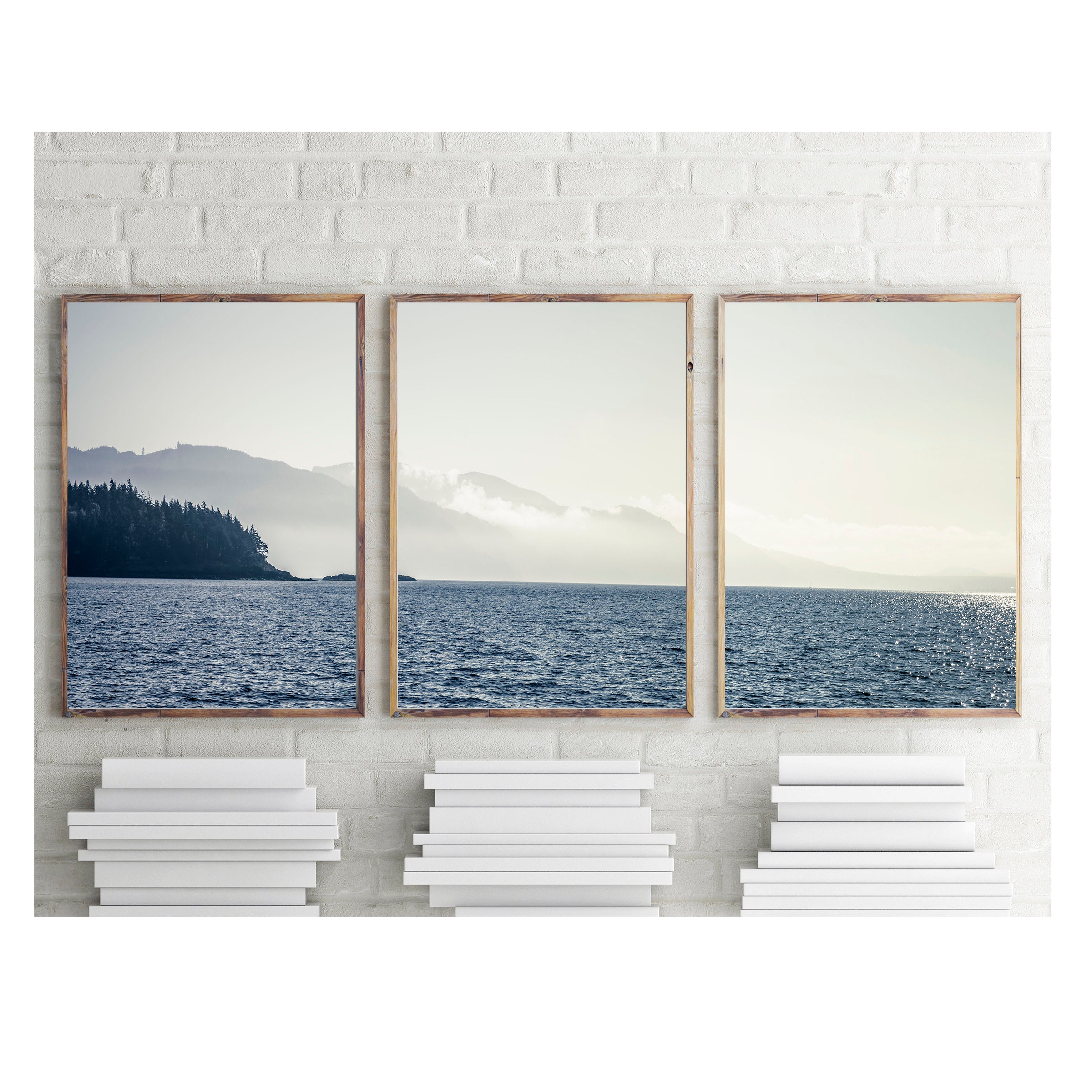 Pacific Northwest Art Print Set, Coastal Prints, Nautical Prints ...