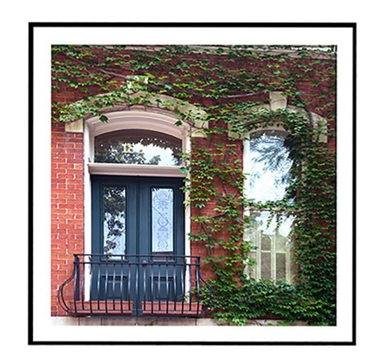 Set of Four City Prints, Urban Windowbox Prints, Doors and Windows ...