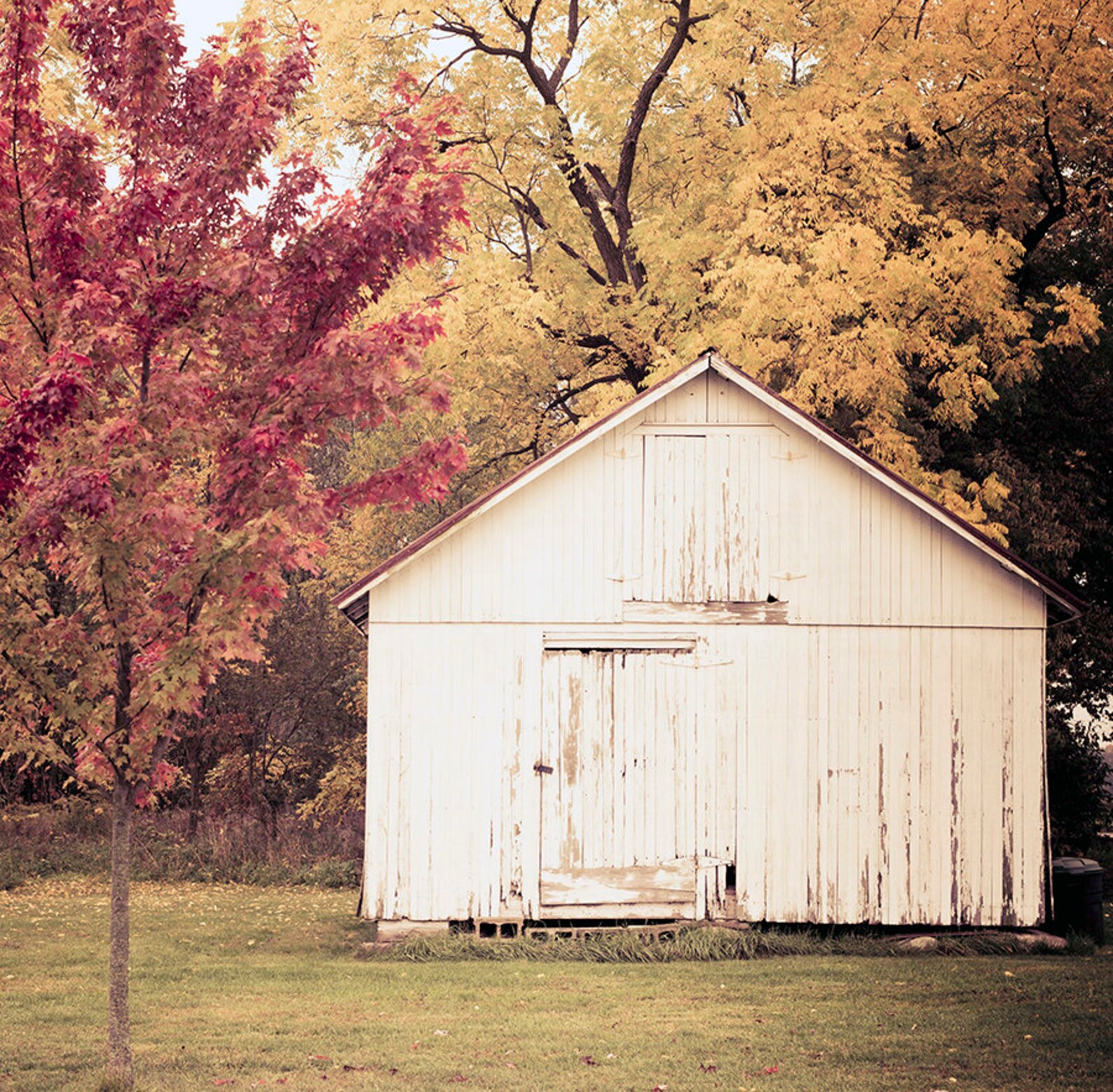Barn Photo Set Red Barn Print White Barn Print Country Home - Etsy