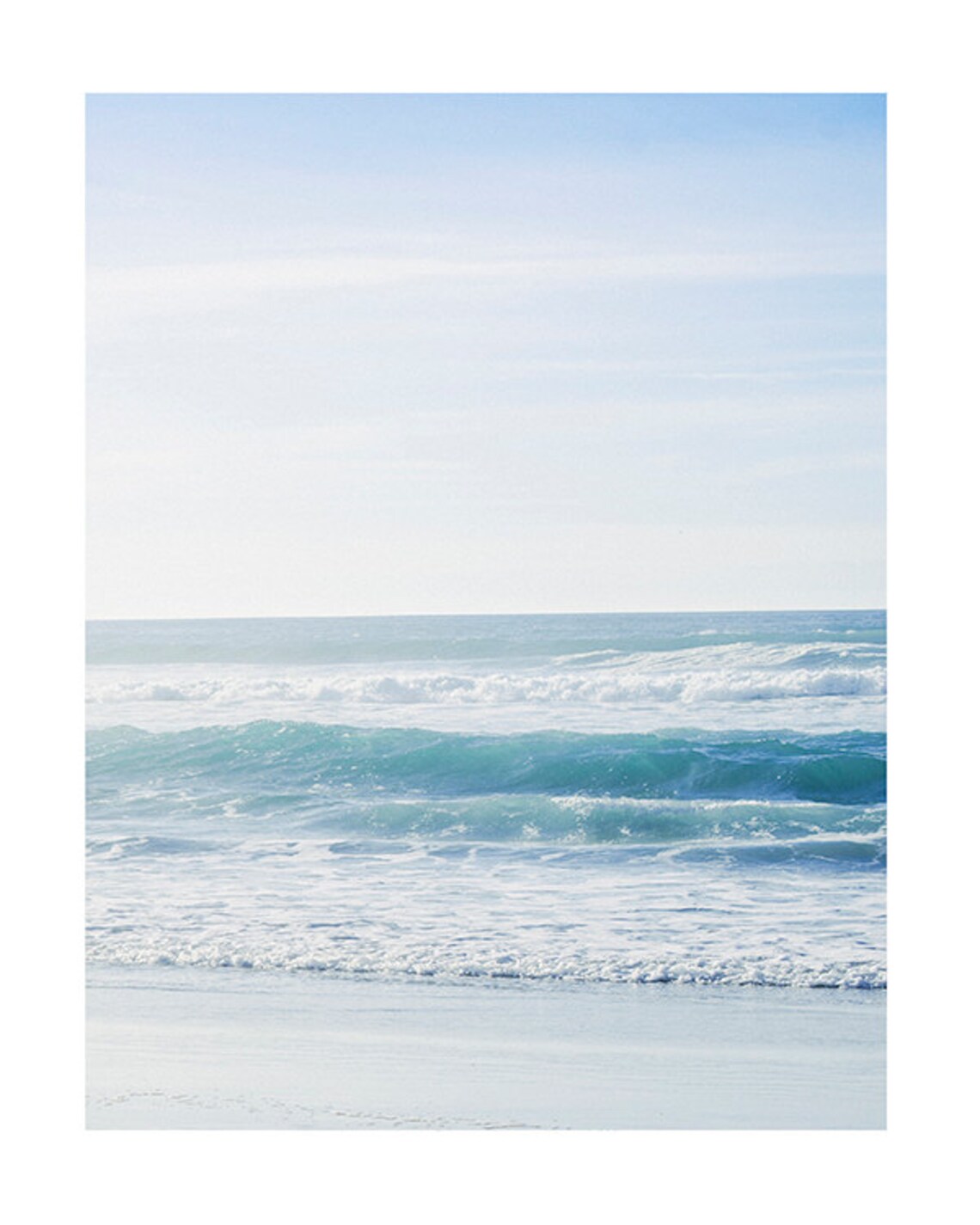 Ocean Print Set Turquoise Home Decor Art Ocean Photo Set | Etsy