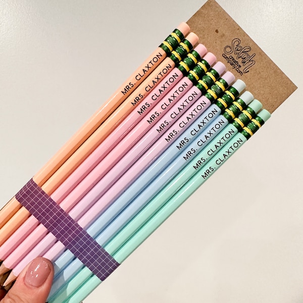 Personalized Pencils - Etsy