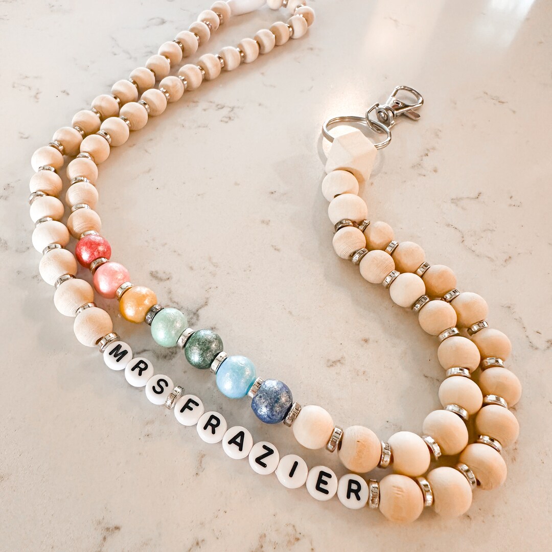 Personalized Teacher Lanyard Teacher Appreciation Gift - Etsy