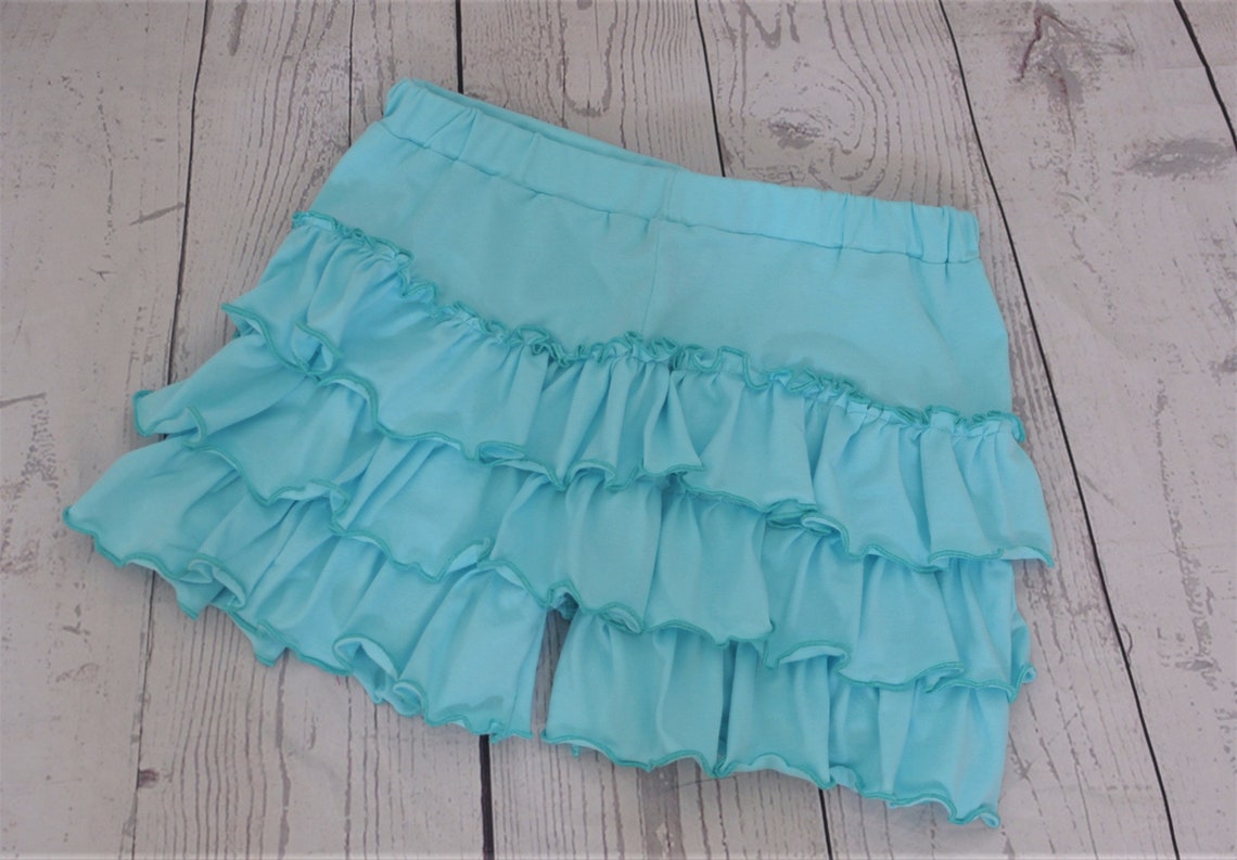 Ruffled Petti Short Pants for Girls / Girls' Ruffle Shorts | Etsy
