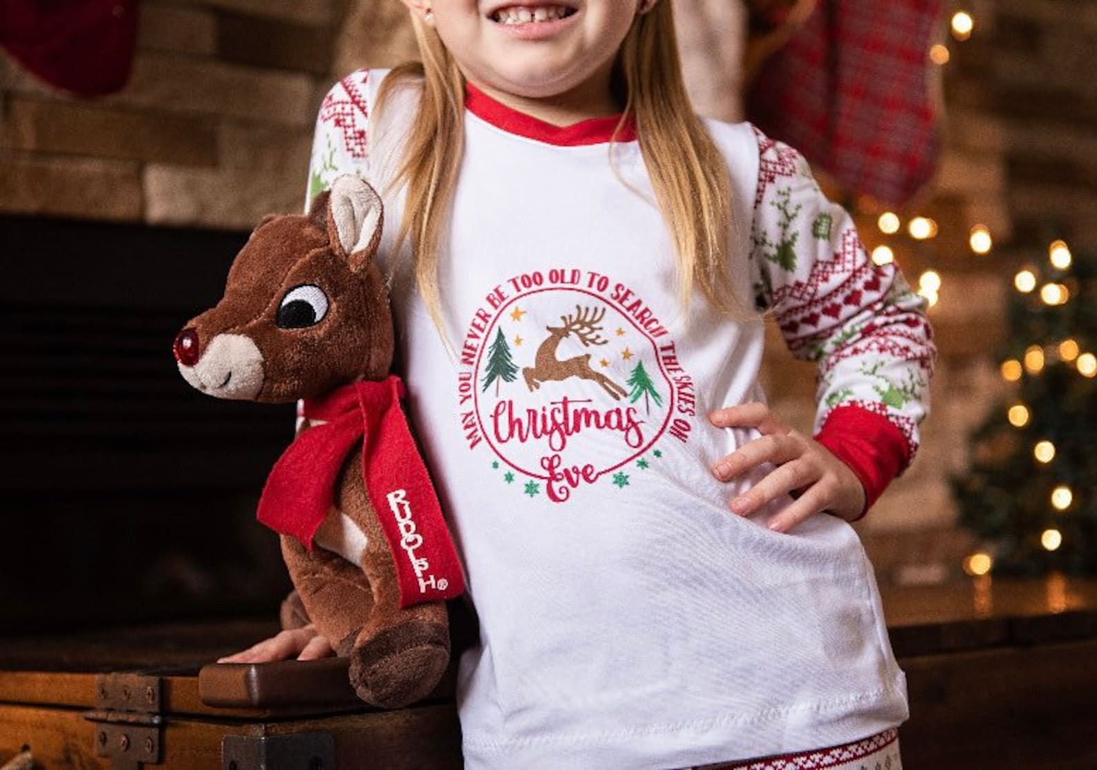 Christmas Fair Isle Pajama Set for Girls / Holiday Pajamas / - Etsy