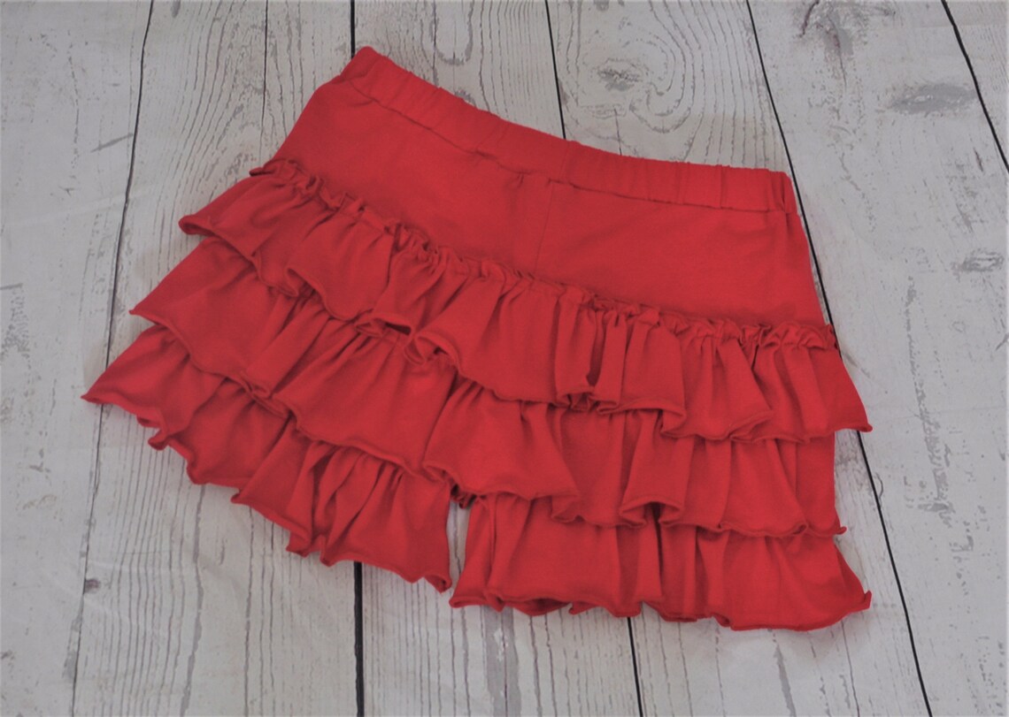 Ruffled Petti Short Pants for Girls / Girls' Ruffle Shorts | Etsy