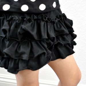 Ruffled Petti Short Pants for Girls / Girls' Ruffle Shorts / Many Solid ...