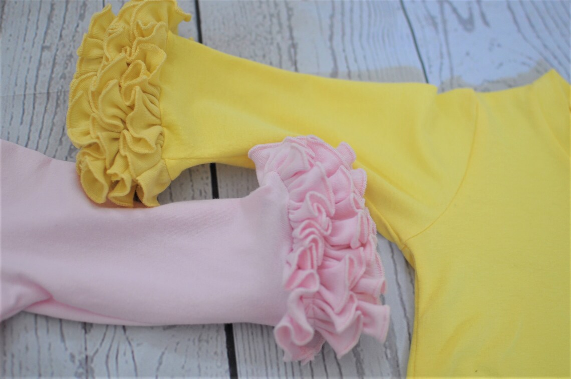 Ruffle Sleeve Bodysuit / Ruffle Baby Bodysuit / Available in - Etsy