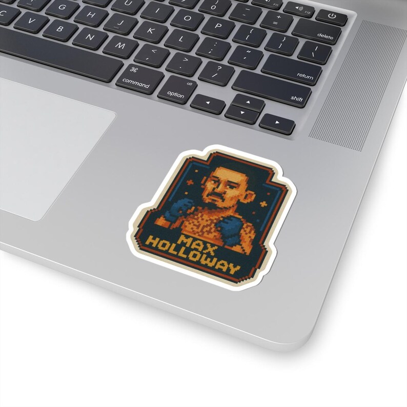 Max Holloway Retro Sticker - 8 Bit MMA Pixel Art for UFC Fans | Arcade ...