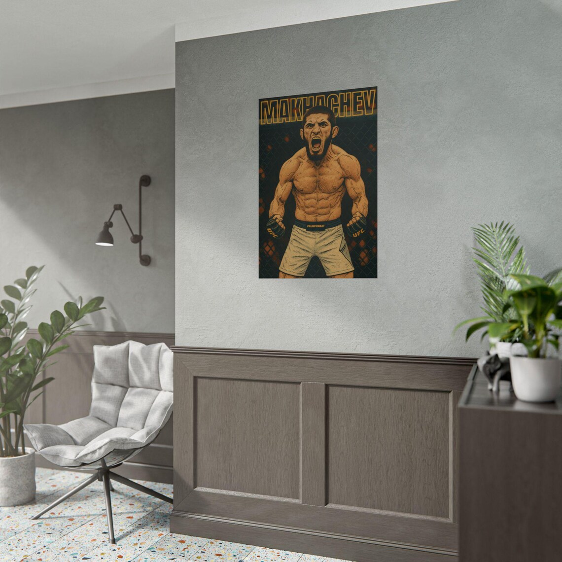 Islam Makhachev UFC Rolled Poster - Makhachev Art Print, Sports Decor ...